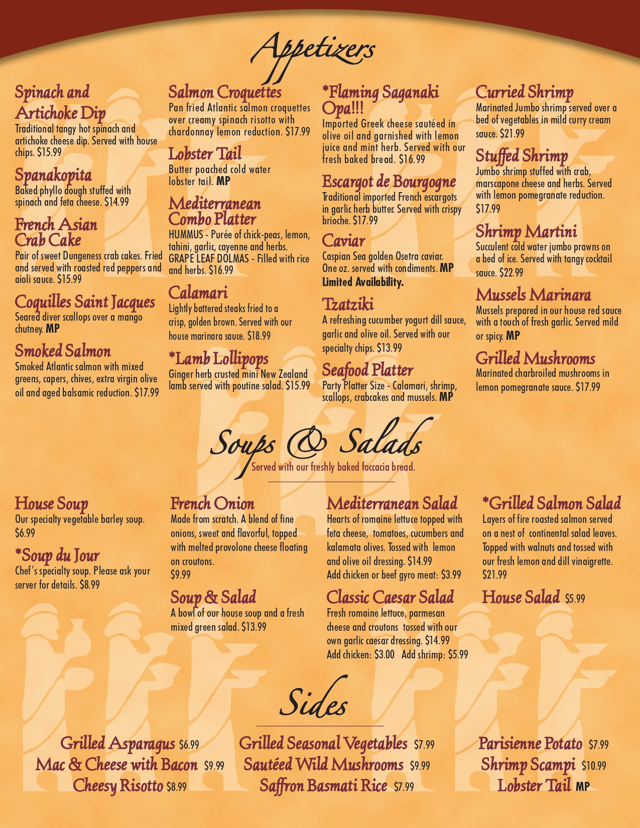 Cafe Renaissance | Fine European & Mediterranean Dining in Waite Park, MN